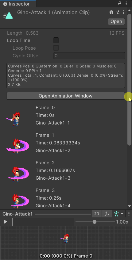 Animancer - Animation Clip Inspector